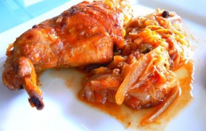 Rabbit Stew with Onions - Lagos Stifatho | Greek Recipes