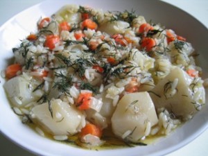 Artichokes with Dill - Anginares Me Anitho | Greek Recipes